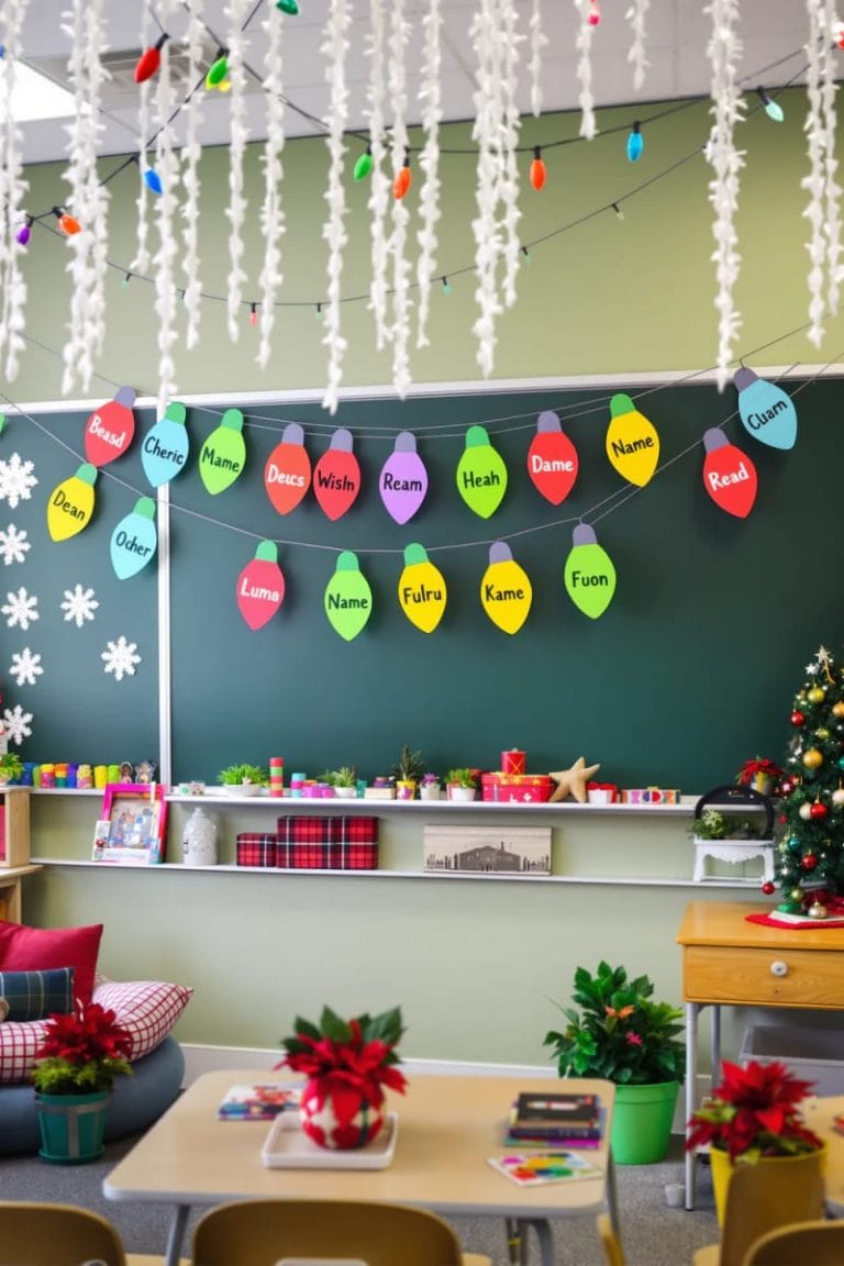 21 Festive Classroom Christmas Decor Ideas For A Joyful Season - Lovely ...