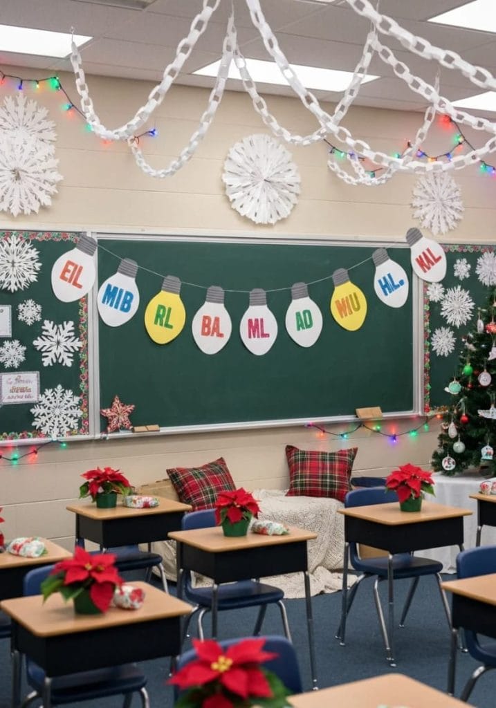 21 Festive Classroom Christmas Decor Ideas For A Joyful Season - Lovely ...