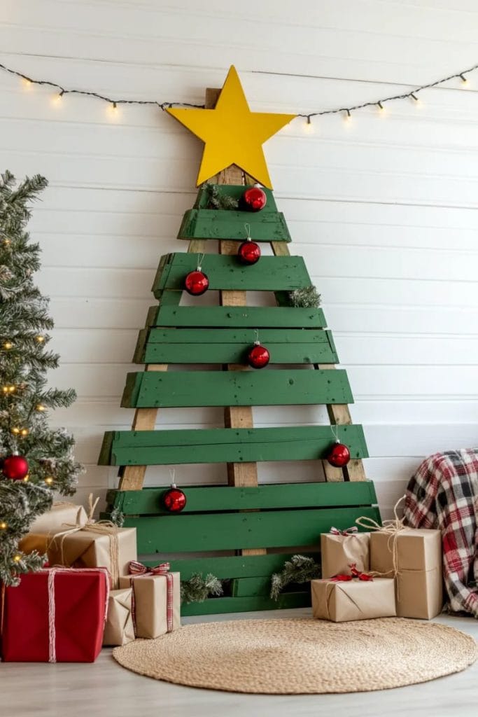 21 Creative Pallet Christmas Decor Ideas For 2025 - Lovely Harbor