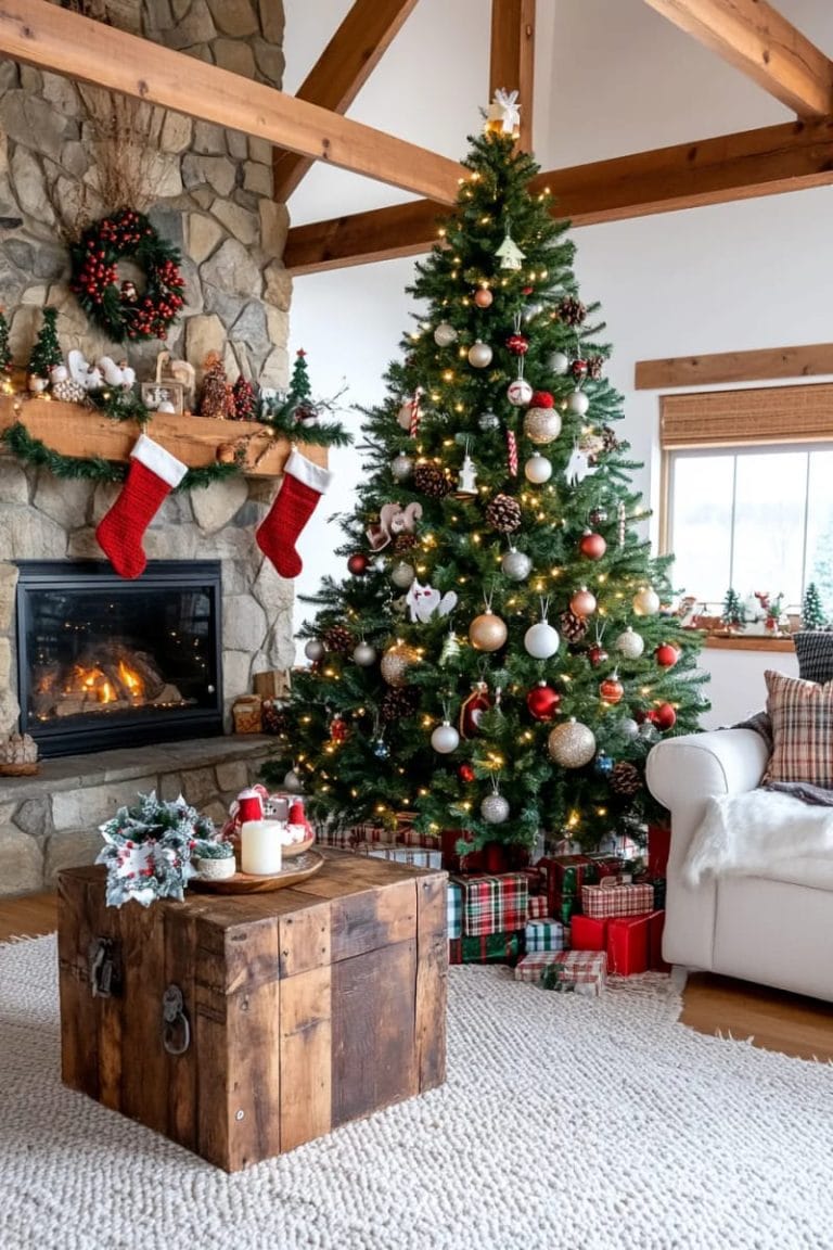 21 Decorating With Trees For Christmas: Ideas For A Magical Home ...