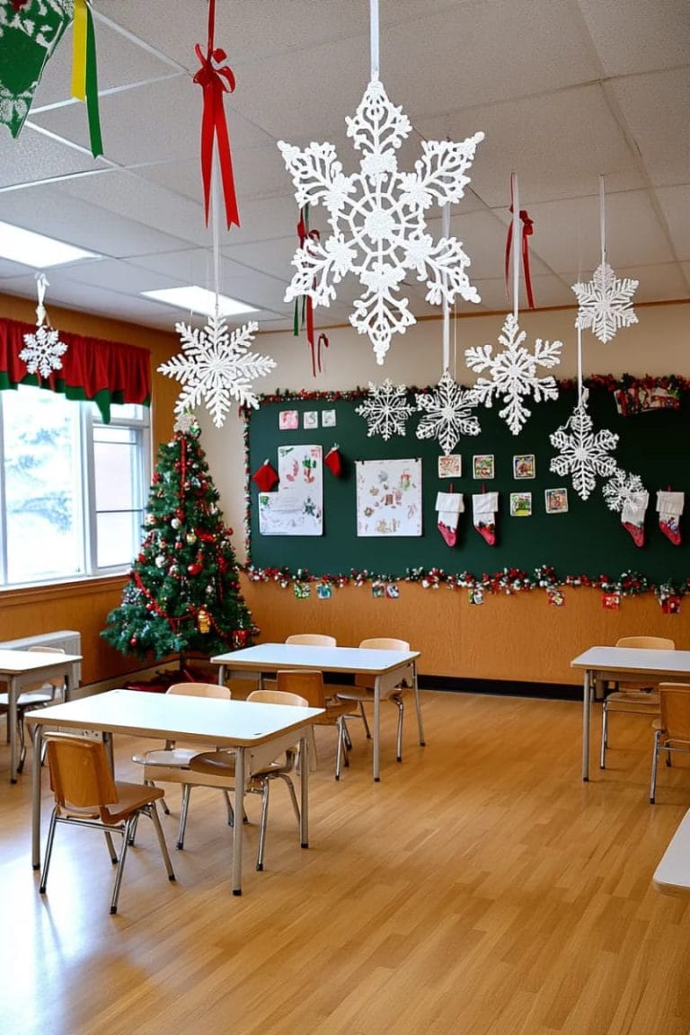 21 Festive Classroom Christmas Decor Ideas For A Joyful Season - Lovely ...