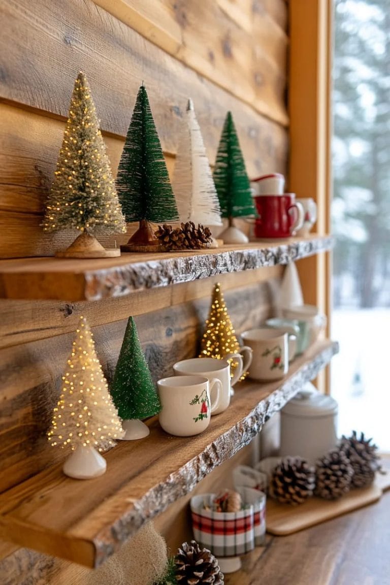 15 Elegant Log Cabin Christmas Decor Ideas To Try This Year - Lovely Harbor