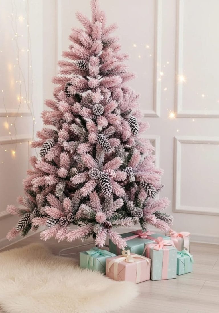21 Ways To Make Your Pink Christmas Tree Shine! - Lovely Harbor