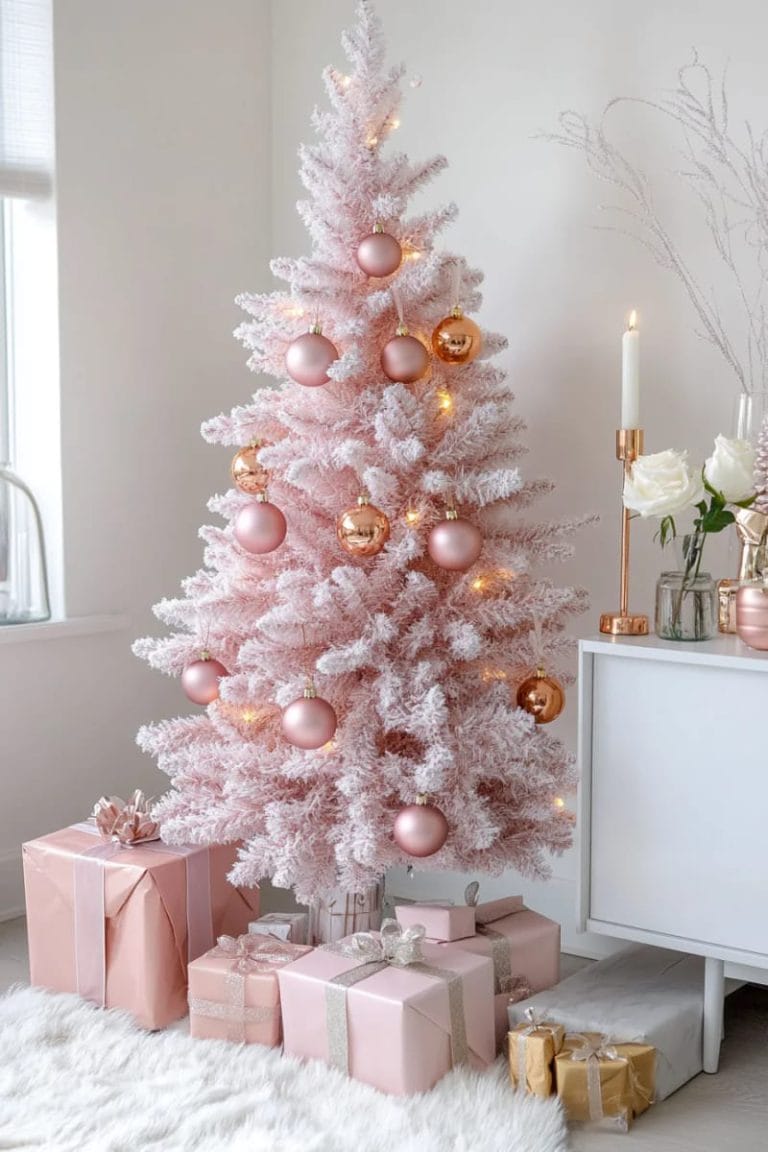 21 Ways To Make Your Pink Christmas Tree Shine! - Lovely Harbor
