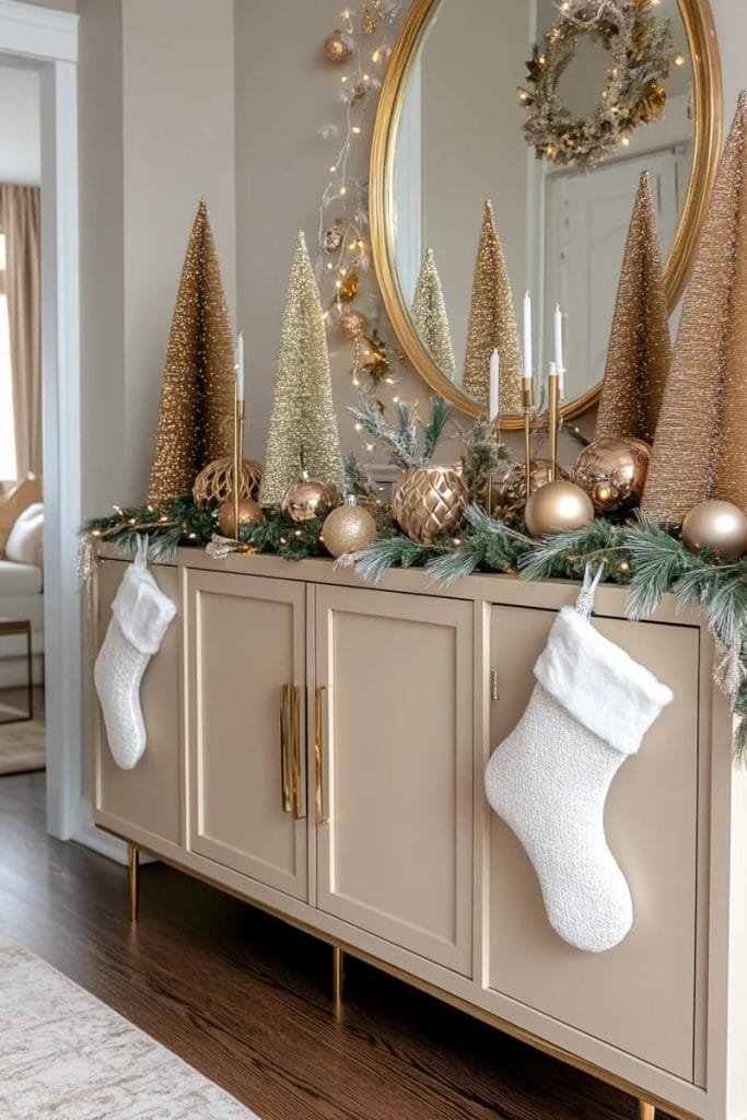 21 Chic Metallic Christmas Decor Trends 2025 - Lovely Harbor