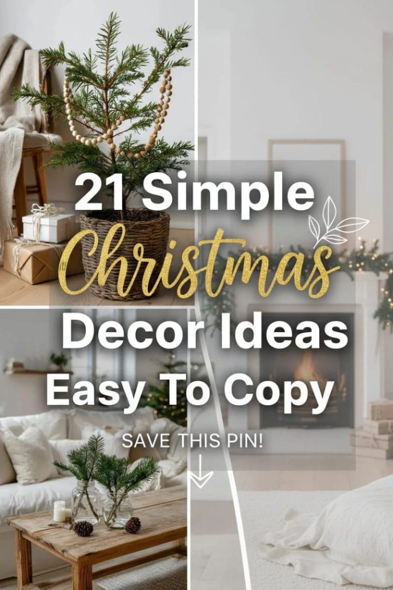21 Simple Christmas Decor Ideas Easy To Copy For 2025 - Lovely Harbor
