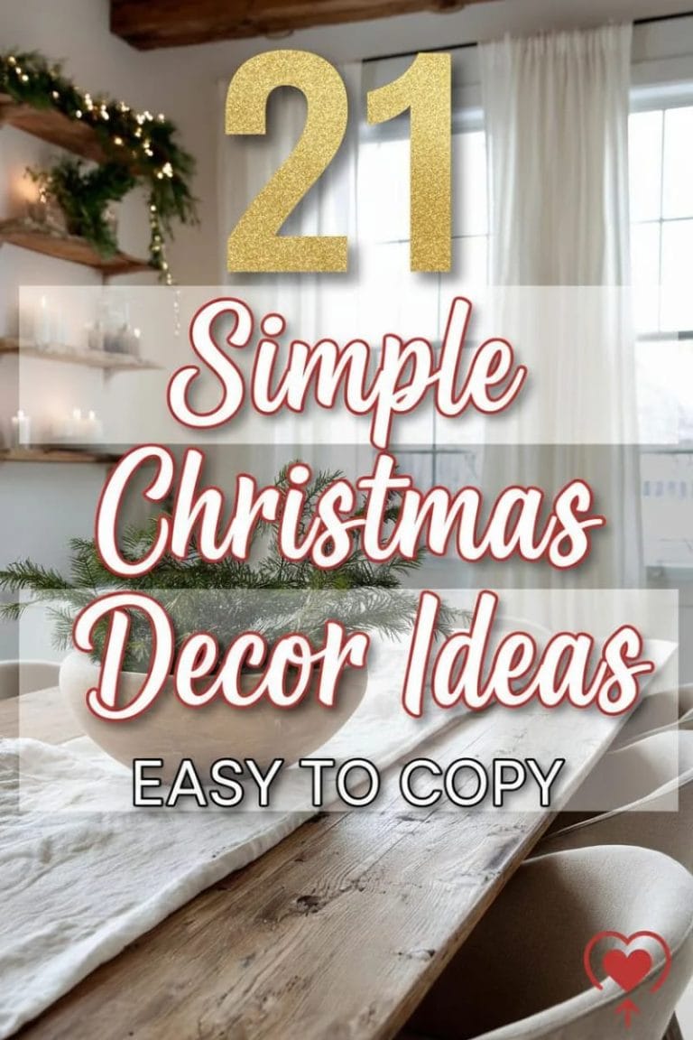 21 Simple Christmas Decor Ideas Easy To Copy For 2025 - Lovely Harbor