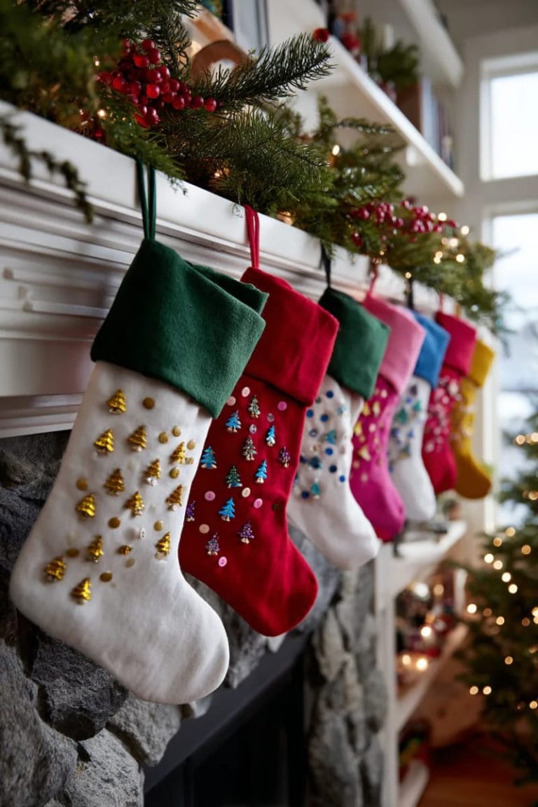 21 Fun Ways To Decorate Stockings Christmas Style - Lovely Harbor
