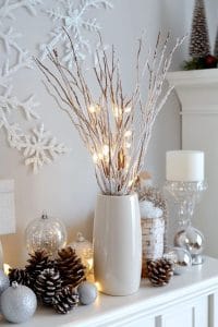 15 Creative White Christmas Decor DIY Ideas For Easy Elegant ...
