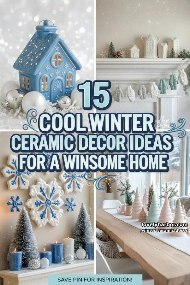 15 Cool Winter Ceramic Decor Ideas For A Winsome Home - Lovely Harbor