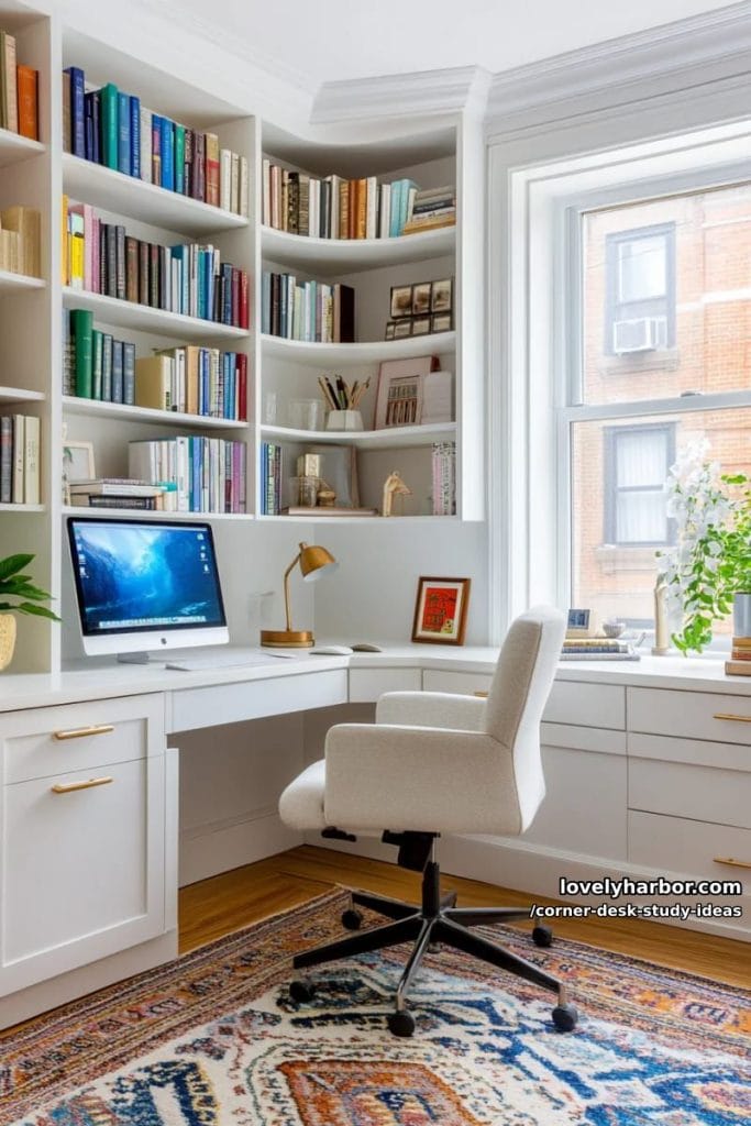 23 Innovative Corner Desk Study Ideas For Modern Spaces - Lovely Harbor
