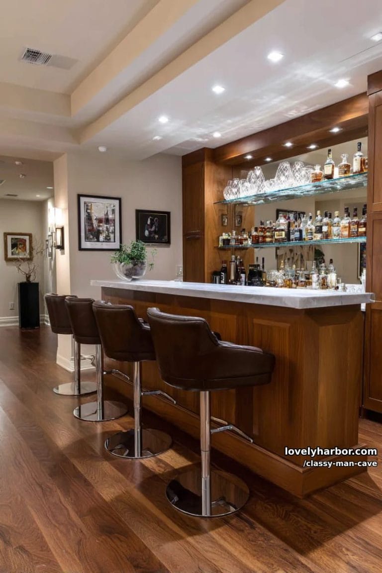 15 Classy Man Cave Design Ideas For A Mature, Stylish Look - Lovely Harbor
