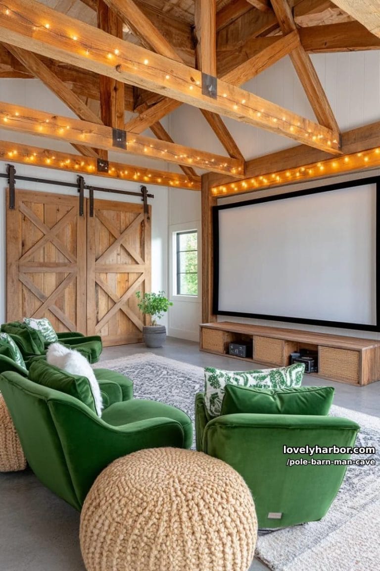 15 Ways To Make Your Pole Barn Man Cave Come To Life - Lovely Harbor