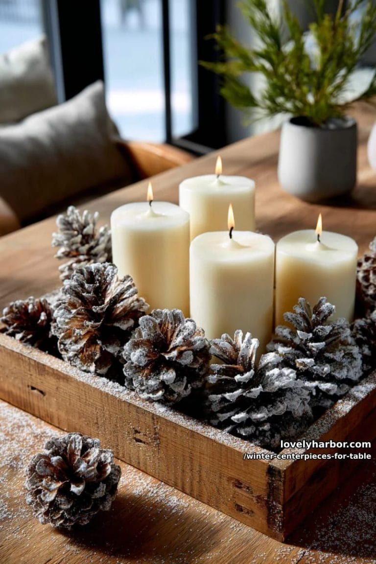 15 Classy Winter Centerpieces For A Festive Table - Lovely Harbor