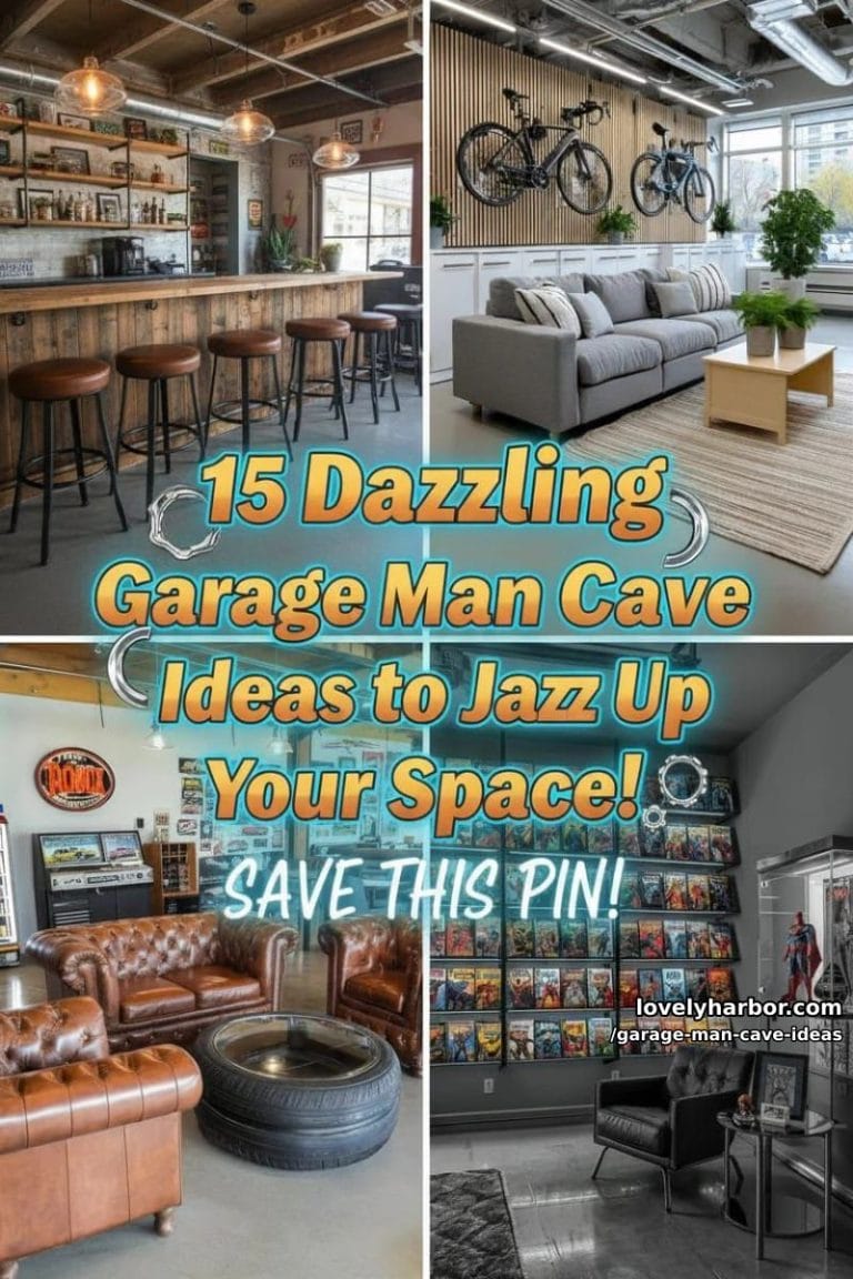 15 Dazzling Garage Man Cave Ideas To Jazz Up Your Space! - Lovely Harbor