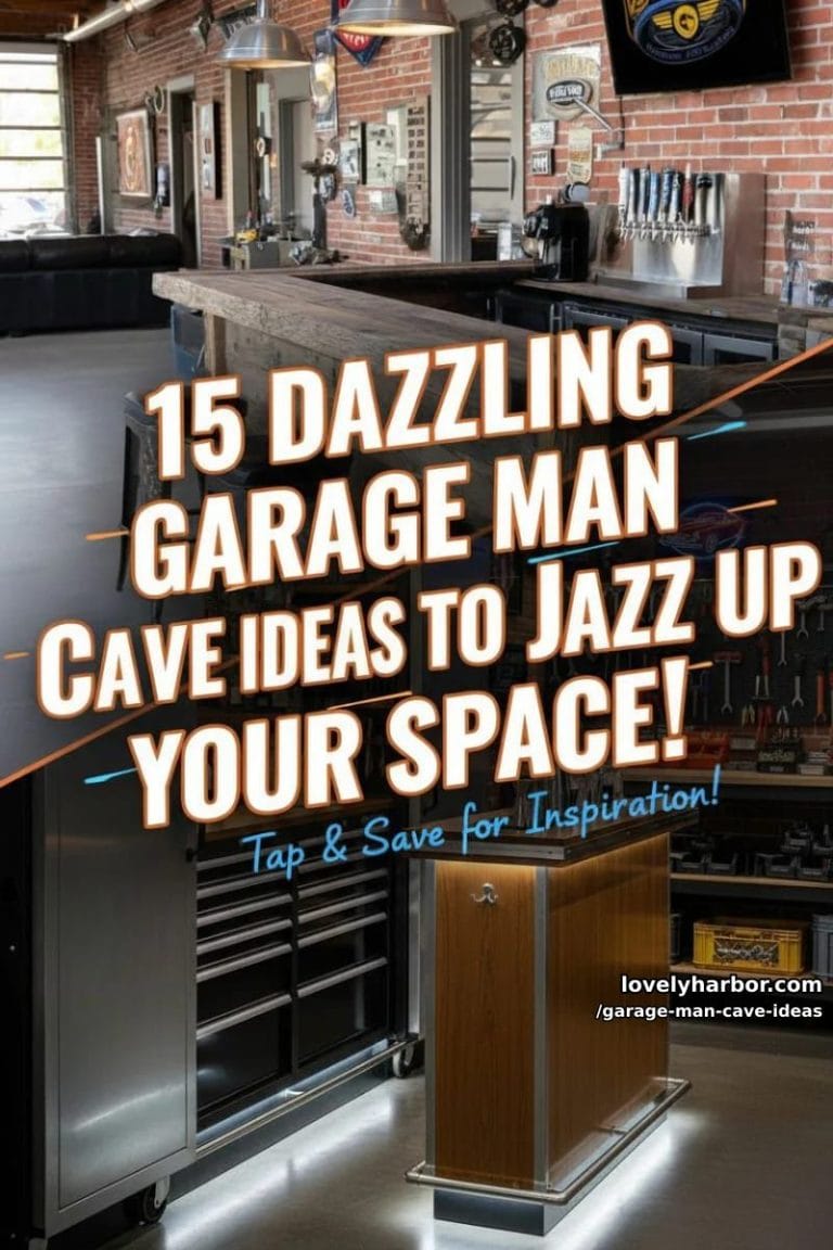 15 Dazzling Garage Man Cave Ideas To Jazz Up Your Space! - Lovely Harbor