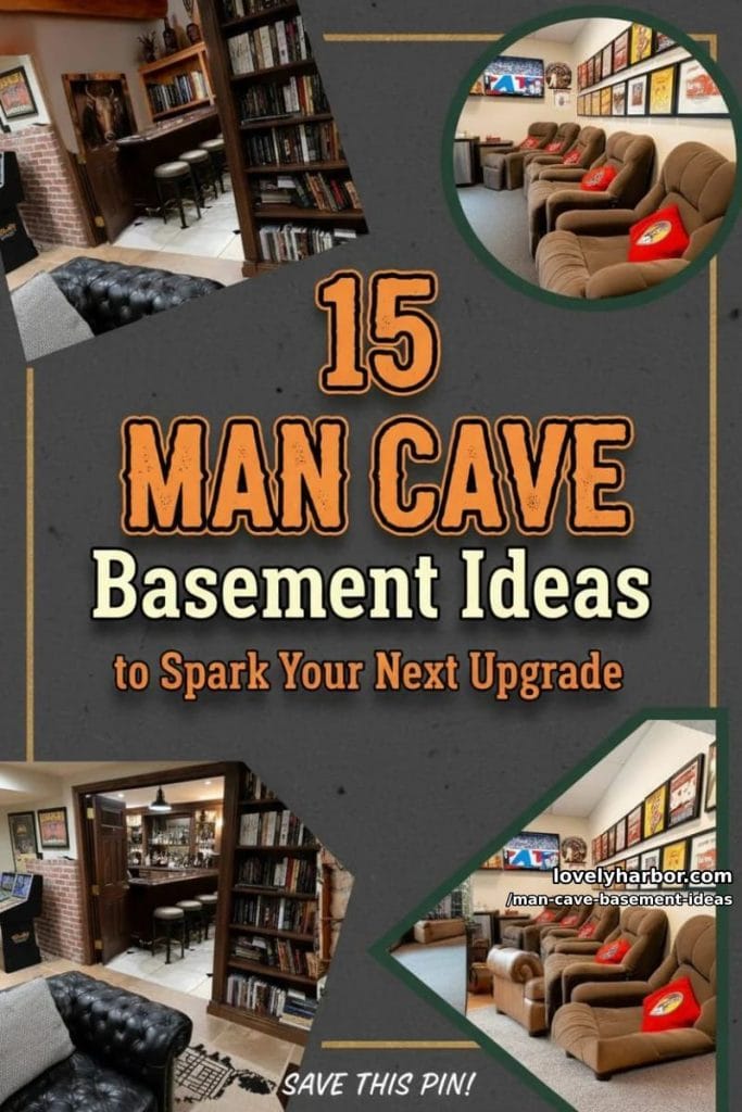 15 Man Cave Basement Ideas To Spark Your Next Upgrade - Lovely Harbor