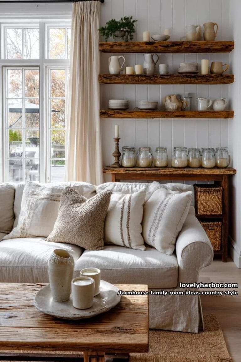 15 Country Style Farmhouse Family Room Ideas To Elevate Your Home ...
