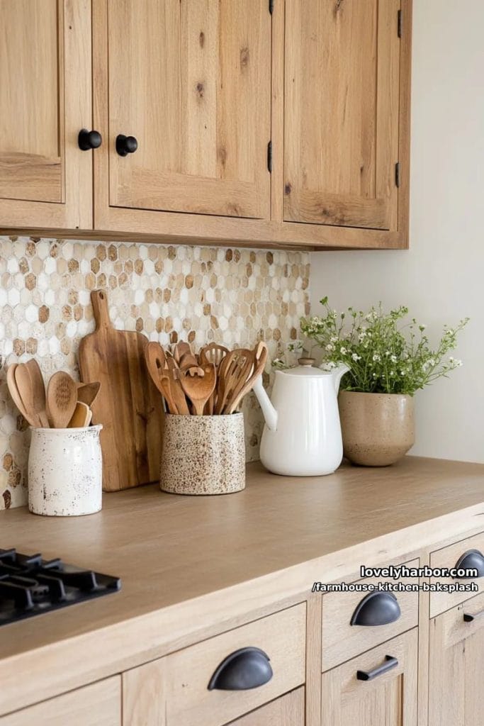 15 Farmhouse Kitchen Backsplash Ideas You'll Love - Lovely Harbor