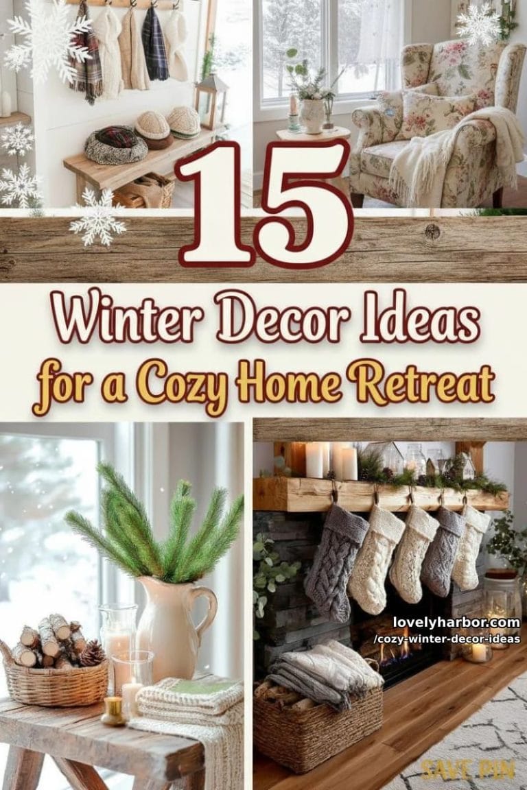 15 Winter Decor Ideas For A Cozy Home Retreat - Lovely Harbor