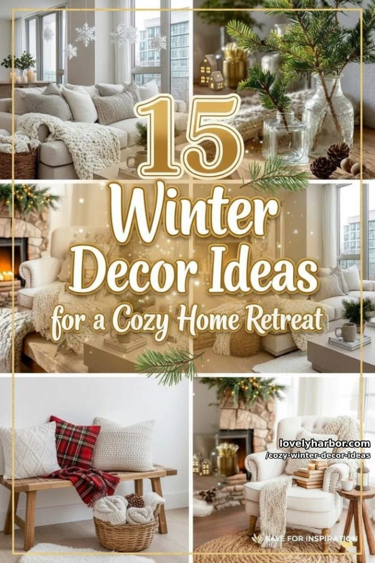 15 Winter Decor Ideas For A Cozy Home Retreat - Lovely Harbor
