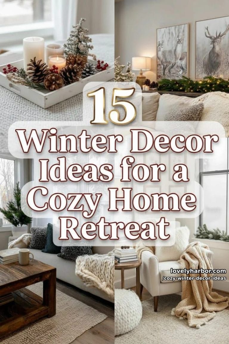 15 Winter Decor Ideas For A Cozy Home Retreat - Lovely Harbor
