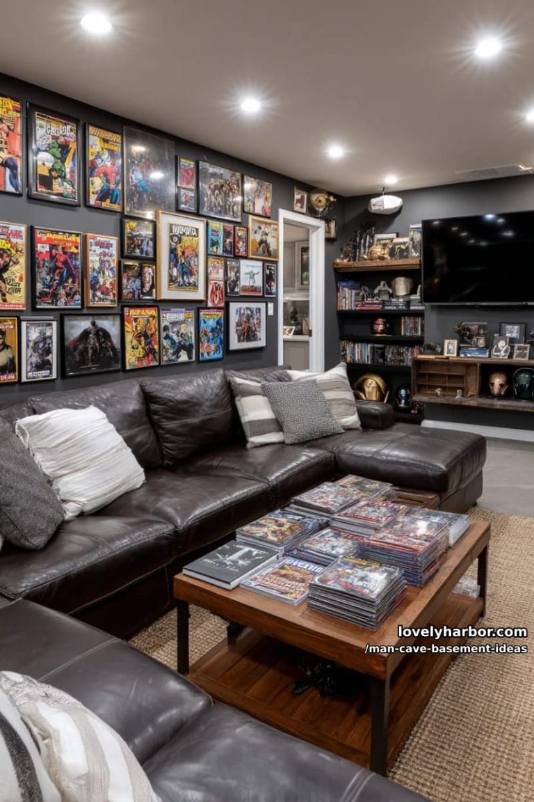 15 Man Cave Basement Ideas To Spark Your Next Upgrade - Lovely Harbor
