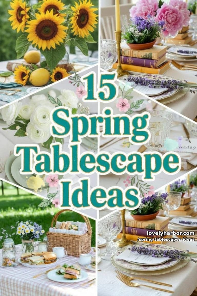 15 Spring Tablescape Ideas For Memorable Get-Togethers - Lovely Harbor