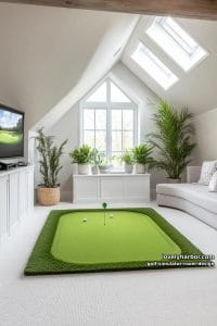 15 Chic Golf Simulator Room Designs To Help Update Your Space! - Lovely ...