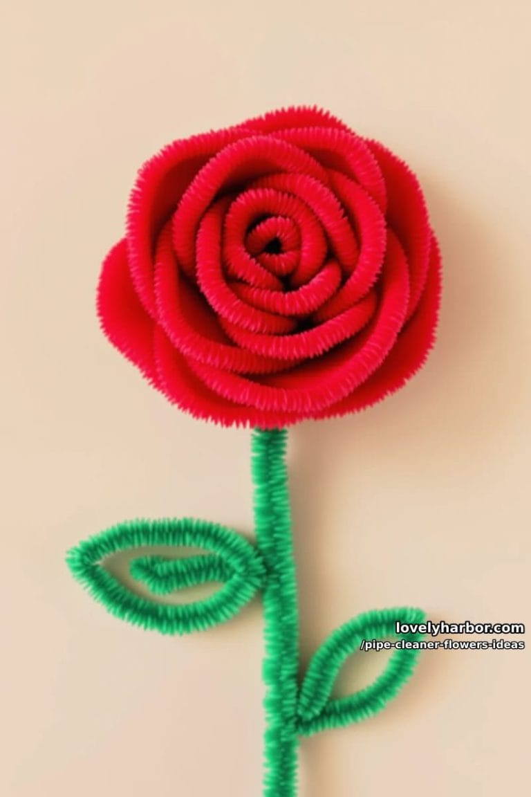5 DIY Pipe Cleaner Flowers That Add Instant Color And Charm - Lovely Harbor