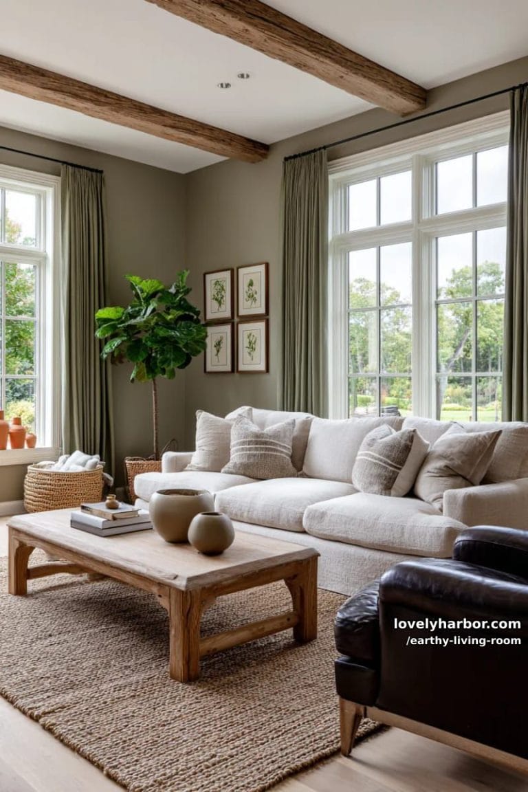 Bring Nature Indoors: 15 Earthy Living Room Designs To Inspire - Lovely ...