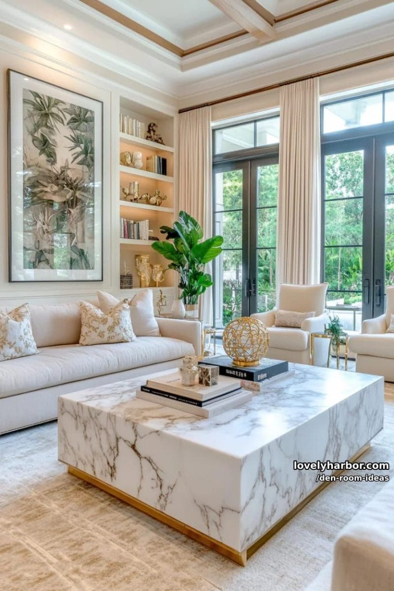 15 Perky Den Room Ideas For A Modern Charm - Lovely Harbor