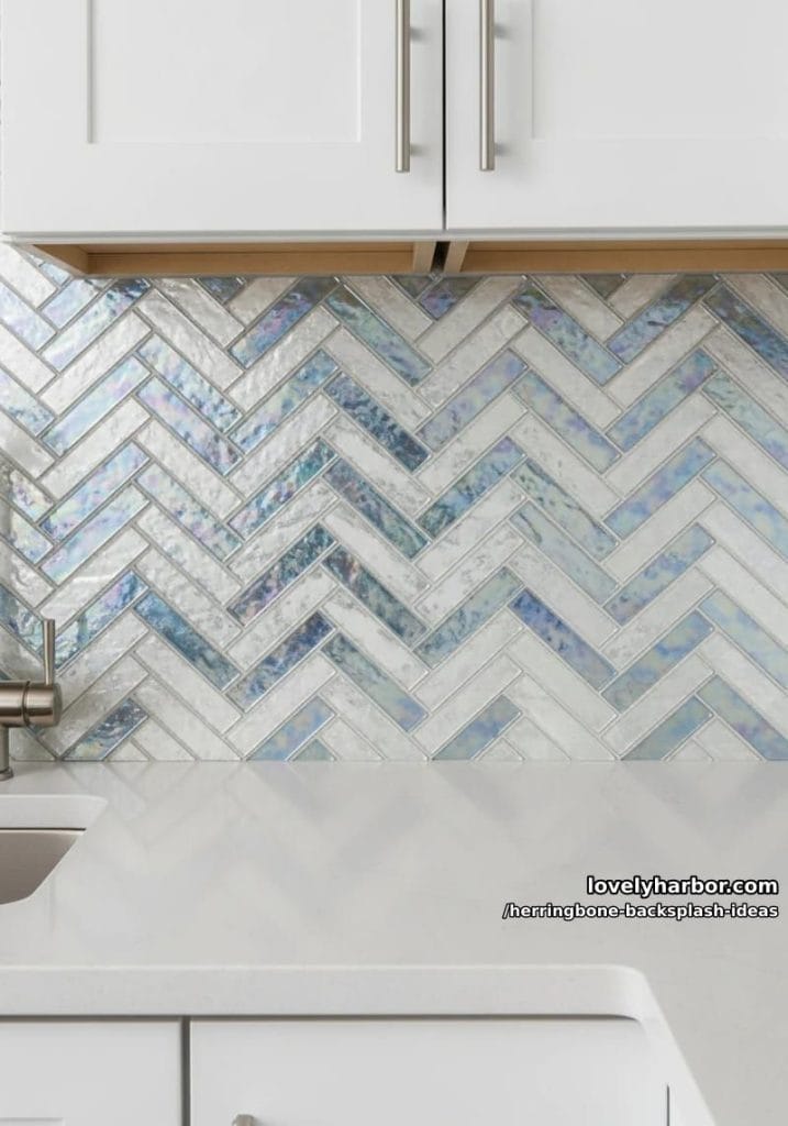 15 Herringbone Backsplash Design Ideas For Your Kitchen - Lovely Harbor