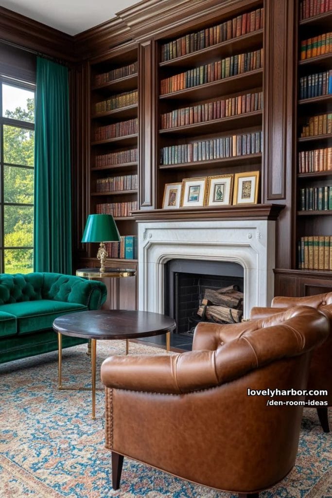 15 Perky Den Room Ideas For A Modern Charm - Lovely Harbor