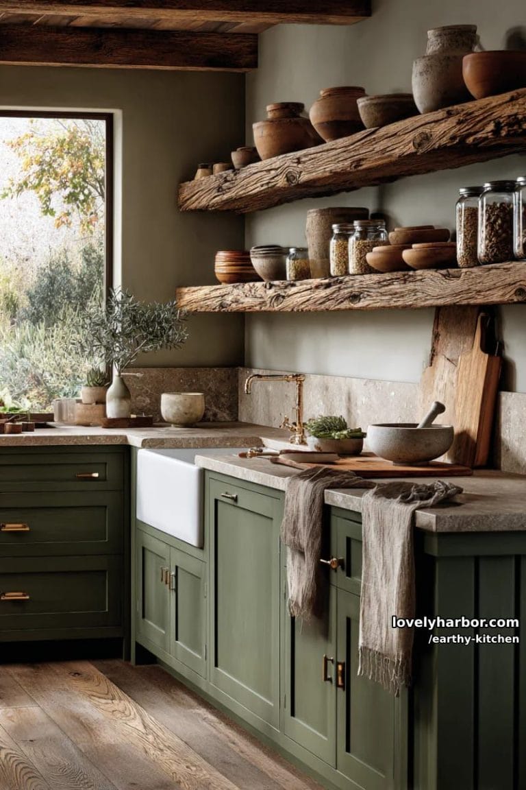 15 Earthy Kitchen Inspirations For Nature-Infused Space - Lovely Harbor
