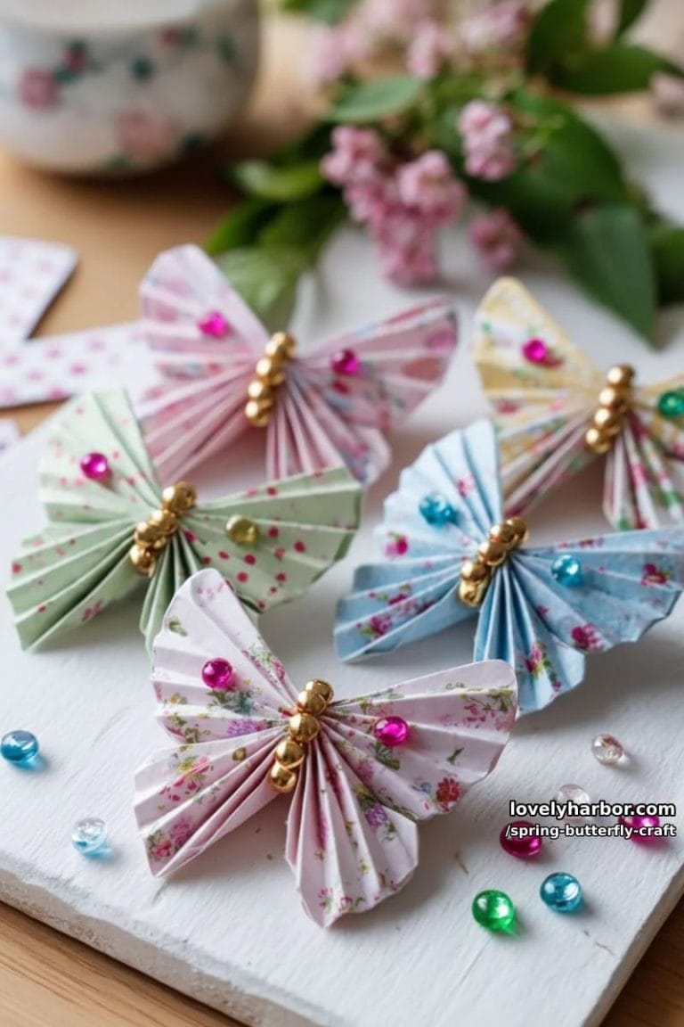 15 Butterfly Crafts For A Fresh Spring Mood - Lovely Harbor