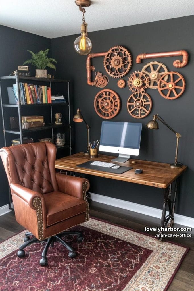 15 Hot Man Cave Office Designs To Inspire Your Next Home Makeover ...