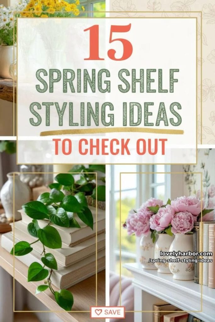 15 Gorgeous Spring Shelf Styling Ideas That Wow - Lovely Harbor