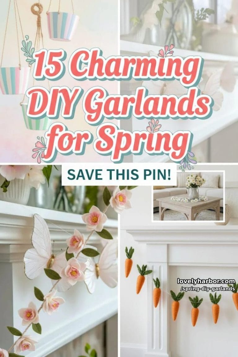 15 Charming DIY Garlands For Spring - Lovely Harbor