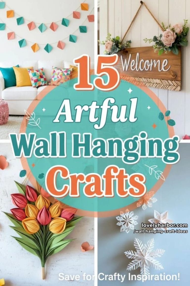 15 Artistic Wall Hanging Crafts To Upgrade Your Home - Lovely Harbor