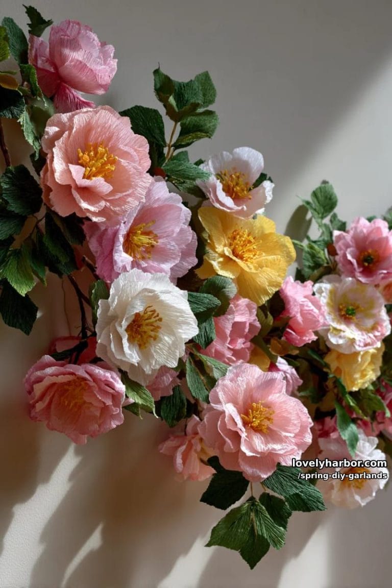 15 Charming DIY Garlands For Spring - Lovely Harbor