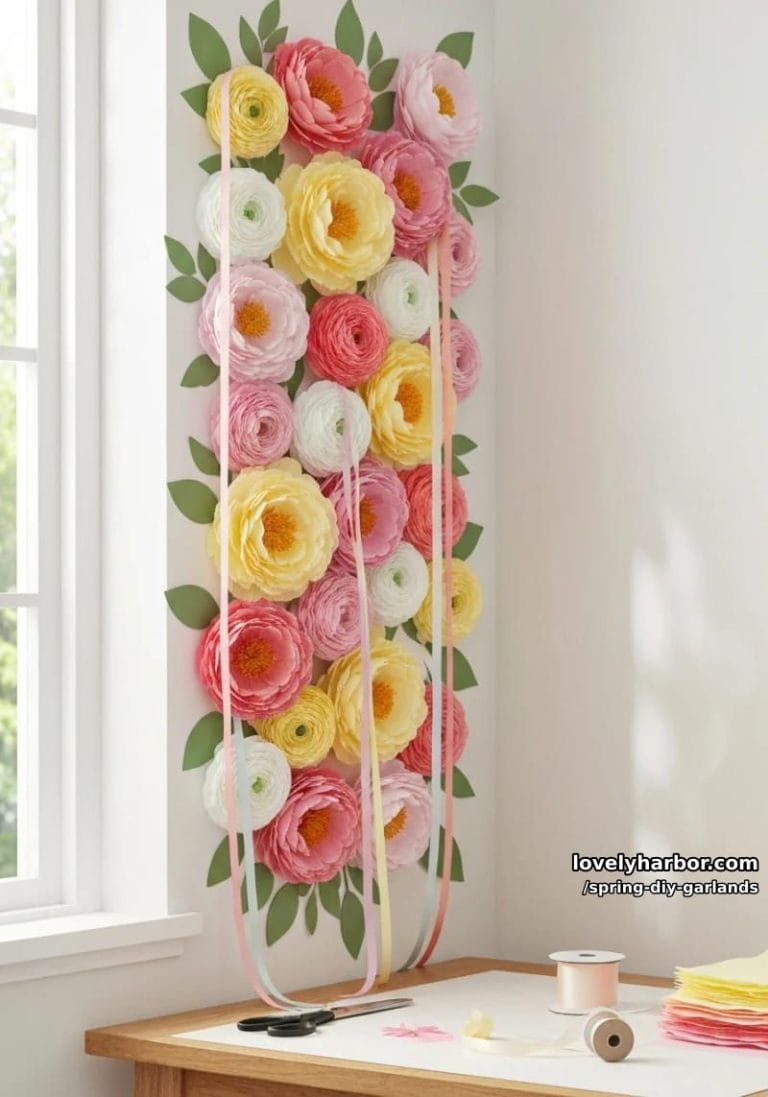 15 Charming DIY Garlands For Spring - Lovely Harbor