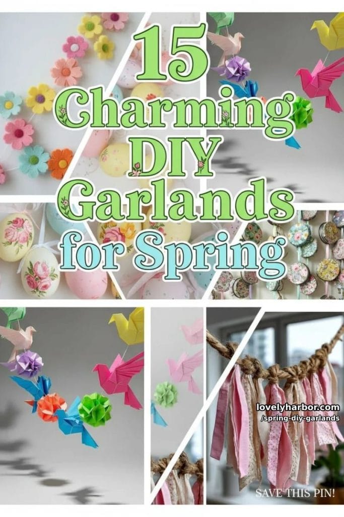 15 Charming DIY Garlands For Spring - Lovely Harbor