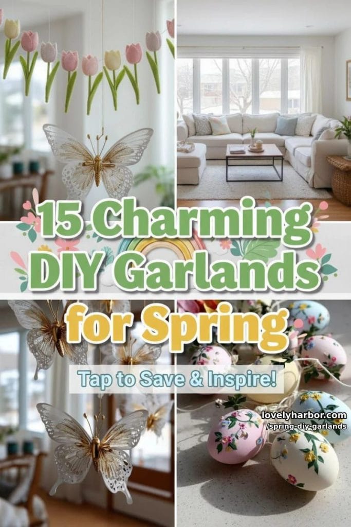 15 Charming DIY Garlands For Spring - Lovely Harbor
