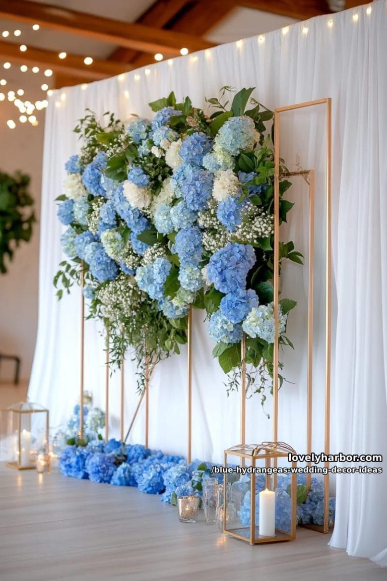 21 Blue Hydrangeas Wedding Decor Ideas For A Soft Romance Touch ...