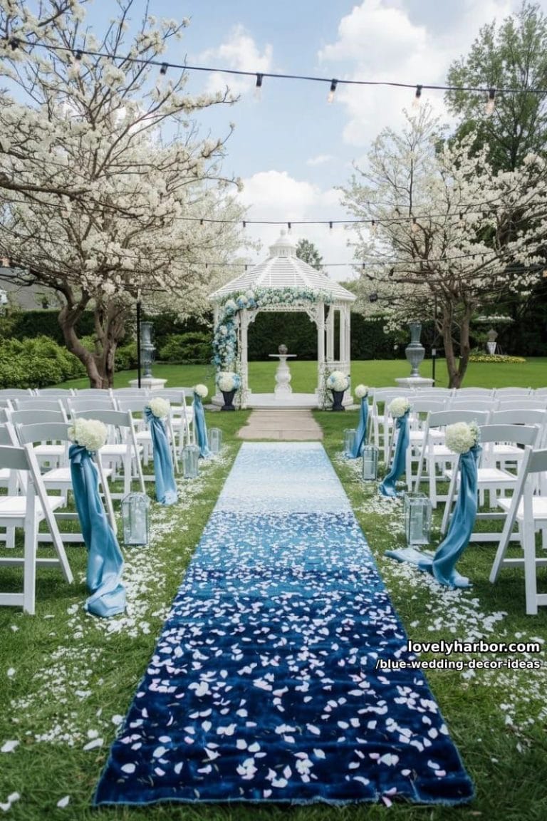 21 Blue Wedding Decor Ideas To Create A Memorable Day - Lovely Harbor