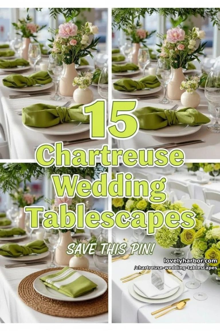 15 Chartreuse Tablescapes For Contemporary Weddings - Lovely Harbor