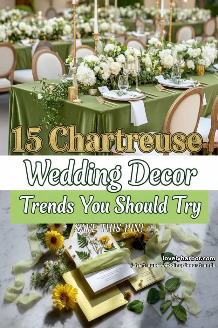 15 Chartreuse Wedding Decor Trends You Should Try - Lovely Harbor