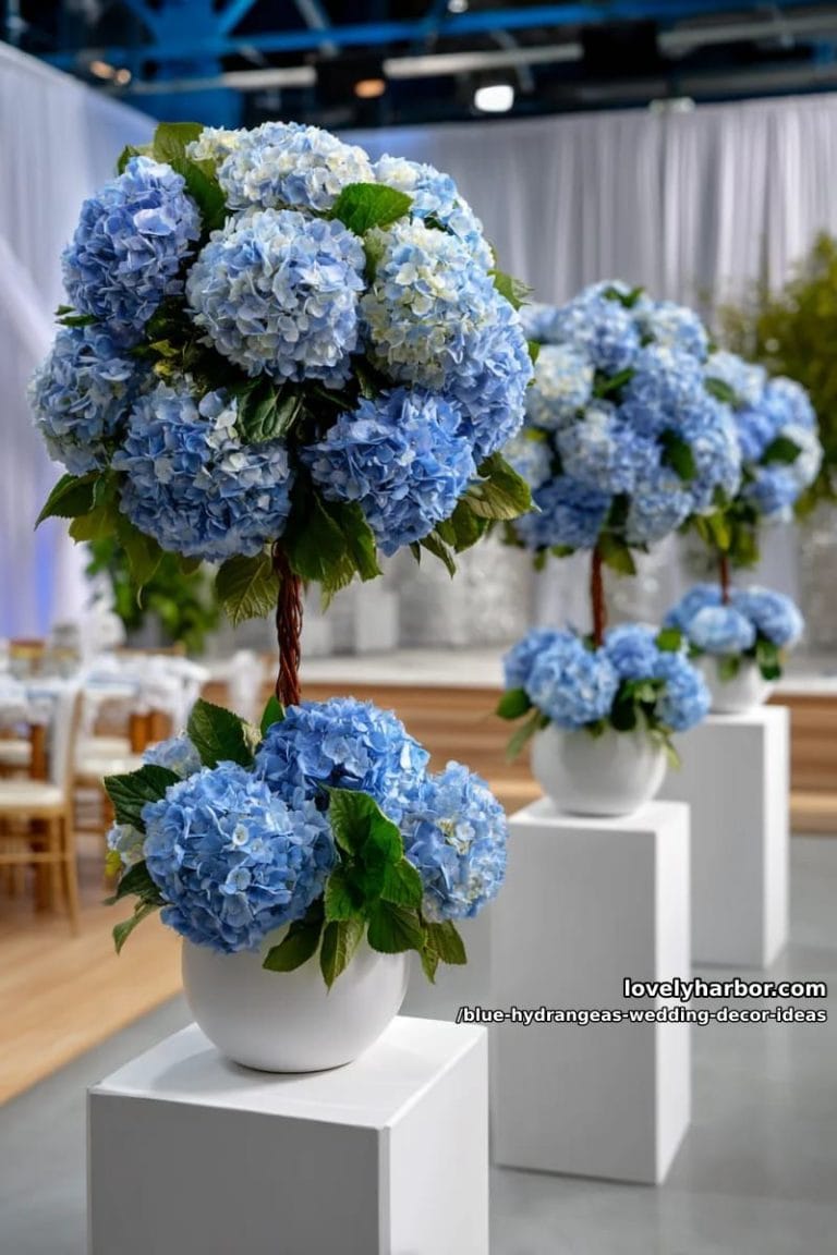 21 Blue Hydrangeas Wedding Decor Ideas For A Soft Romance Touch ...
