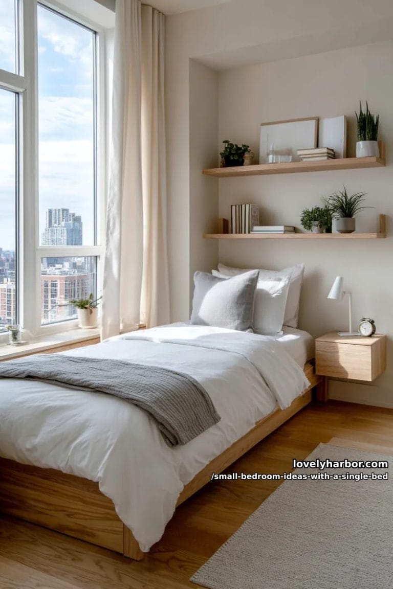 21 Unique Small Bedroom Ideas With A Single Bed - Lovely Harbor
